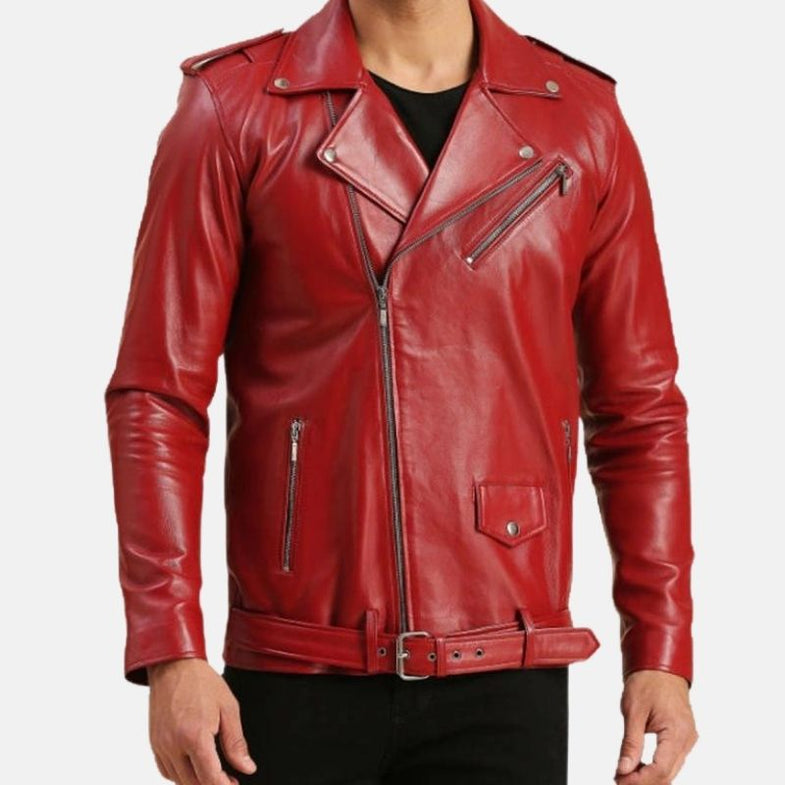 Red Leather Jacket | Men and Womens Red Jackets – Trendy Jacket