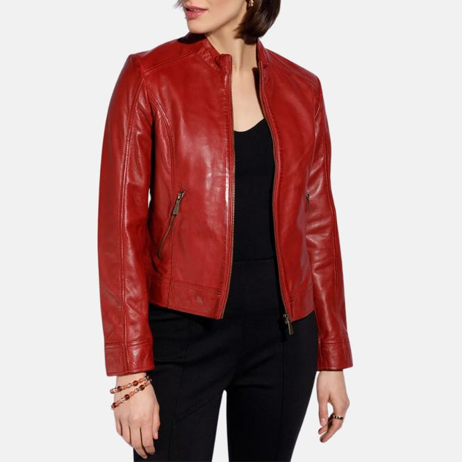 Red Leather Jacket | Men and Womens Red Jackets – Trendy Jacket