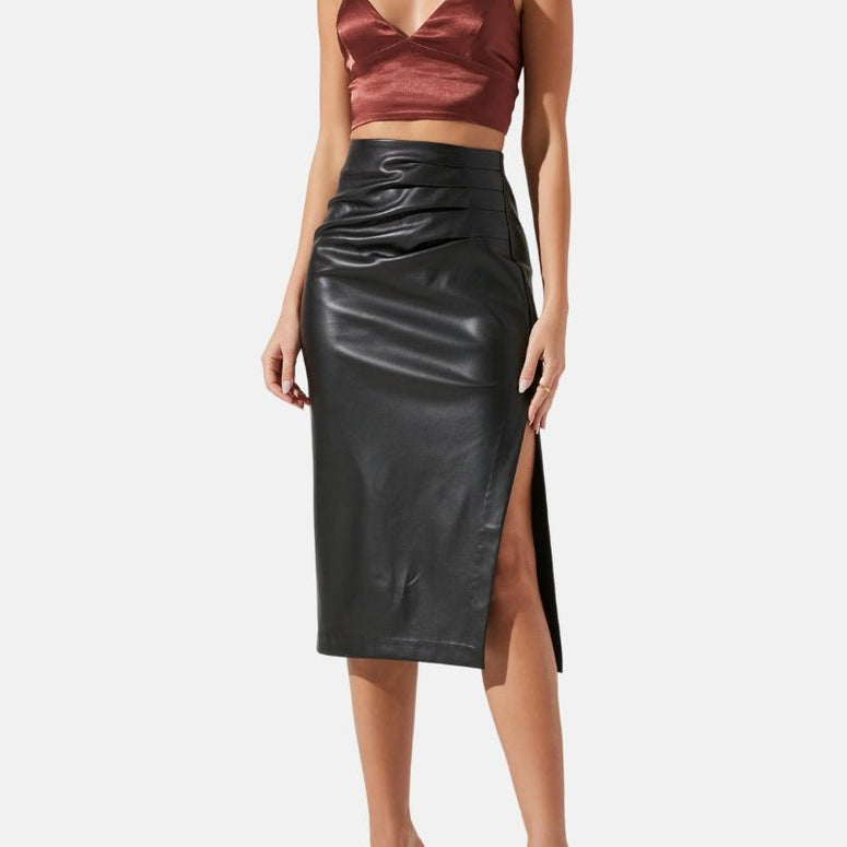 Genuine Leather Skirts Collection – Trendy Jacket